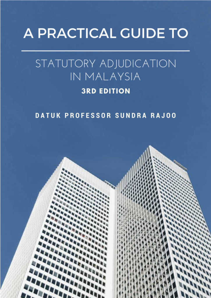 SRAC | A Practical Guide to Statutory Adjudication in Malaysia by Datuk ...